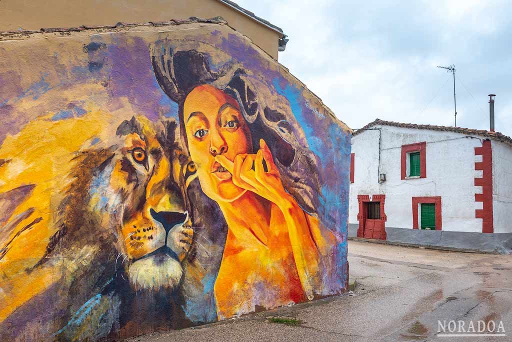 Ruta por los pueblos de Burgos con los murales más espectaculares - Noradoa